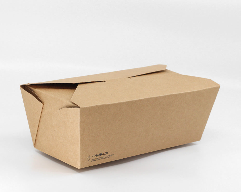 48oz - Kraft Takeout Box - 200 pcs/ case | Greenovation - Eco dinnerware